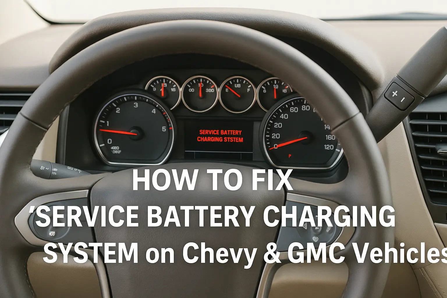 How To Reset Service Battery Charging System